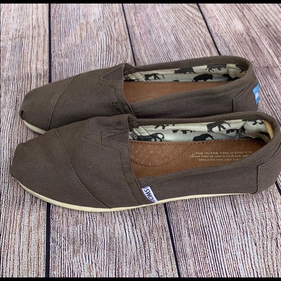 Toms | Shoes | Toms Classic Alpargata Gray Canvas | Poshmark